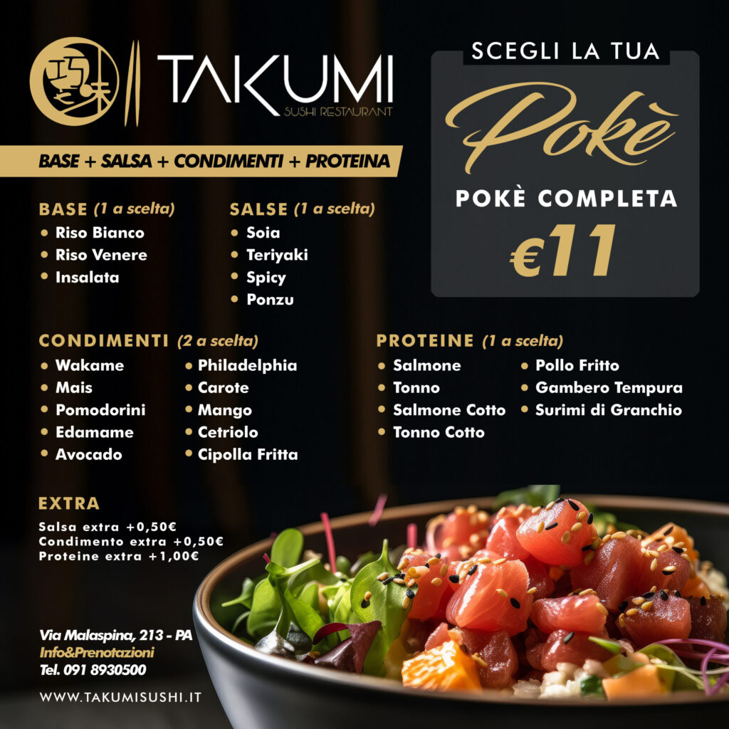Box Poke Riso Bianco - TAKUMI SUSHI PALERMO
